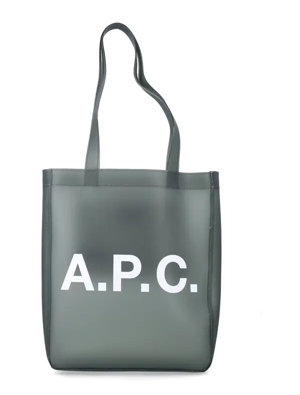 A.p.c. Transparent Tote Bag - Khaki