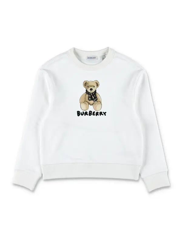 Burberry Cotton Bear Print Sweatshirt