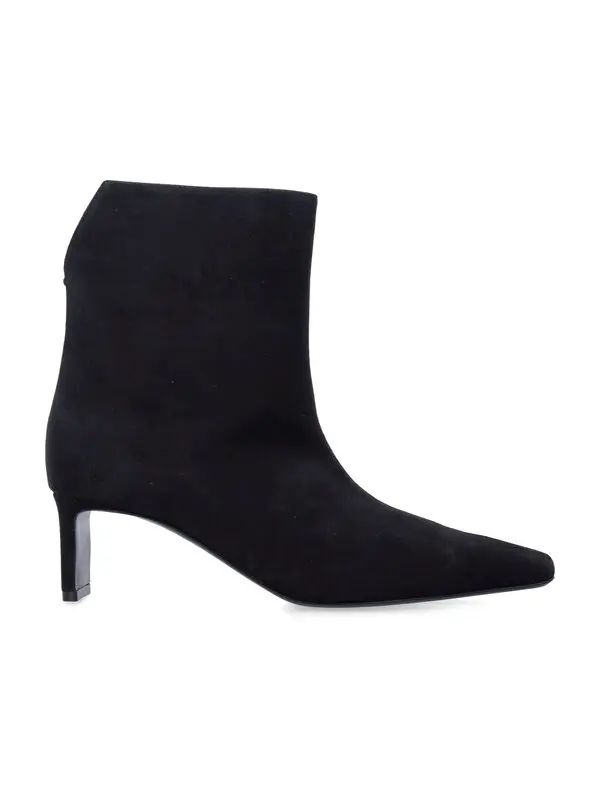 Khaite Ona Suede Ankle Boots - Black