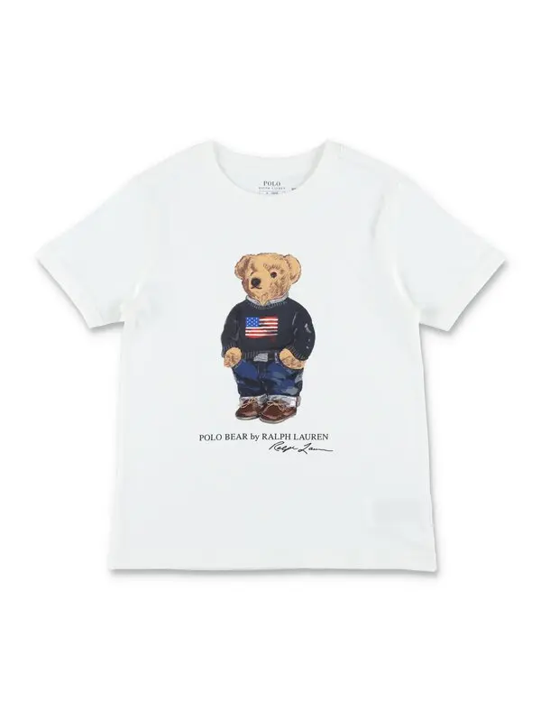 Polo Ralph Lauren Cotton T-shirt With Graphic Print - White