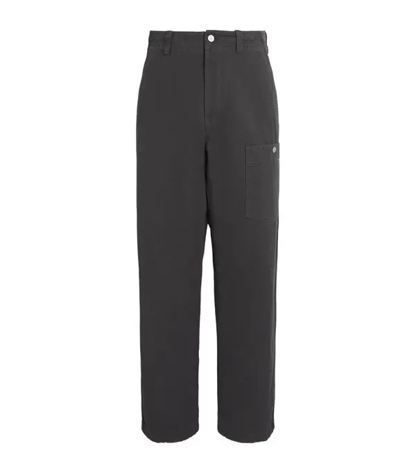 Stone Island Slub Cotton Cargo Trousers