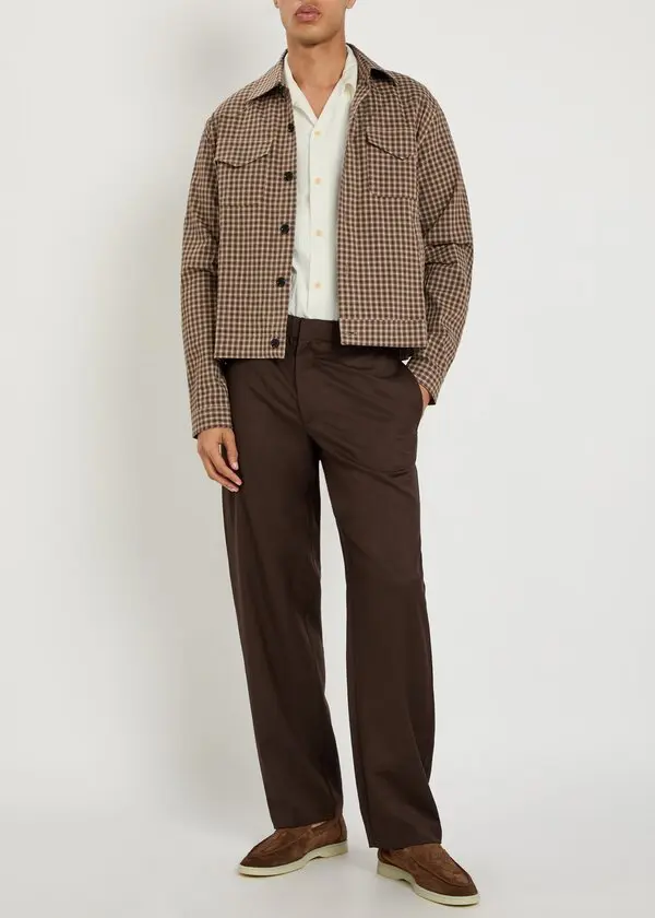 Oliver Spencer Embroidered Cotton Shirt