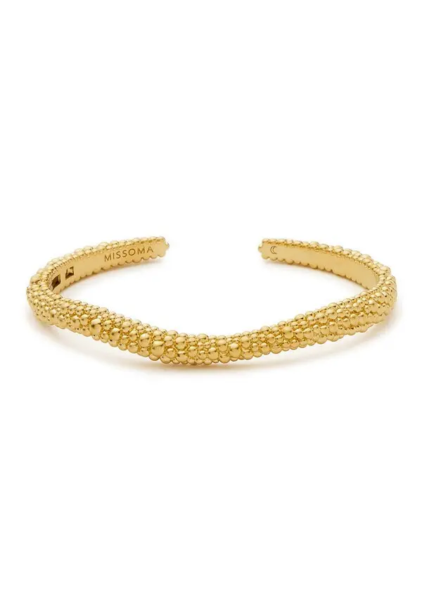 MISSOMA 18kt -plated Claw Cuff Bracelet - Gold