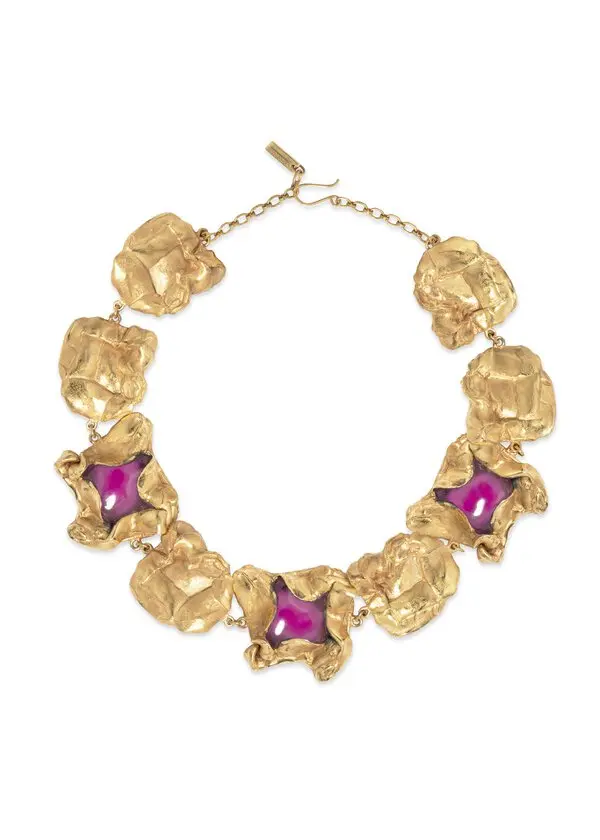 Completedworks 18kt -plated Resin Necklace - Gold