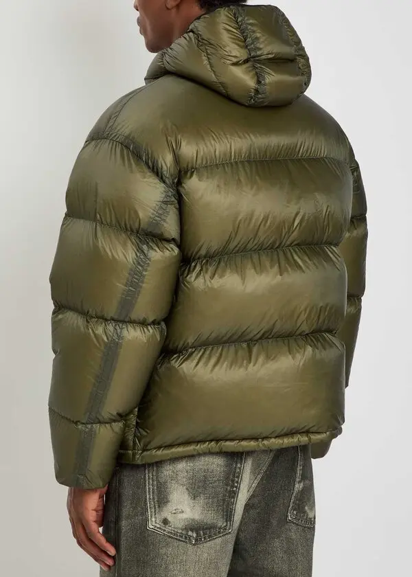 MKI MIYUKI ZOKU Padded Hooded Down Jacket - Olive