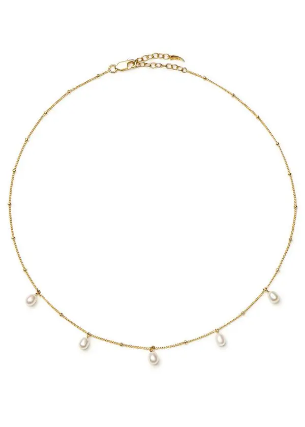 MISSOMA 18kt -plated Pearl Baya Choker Necklace - Gold