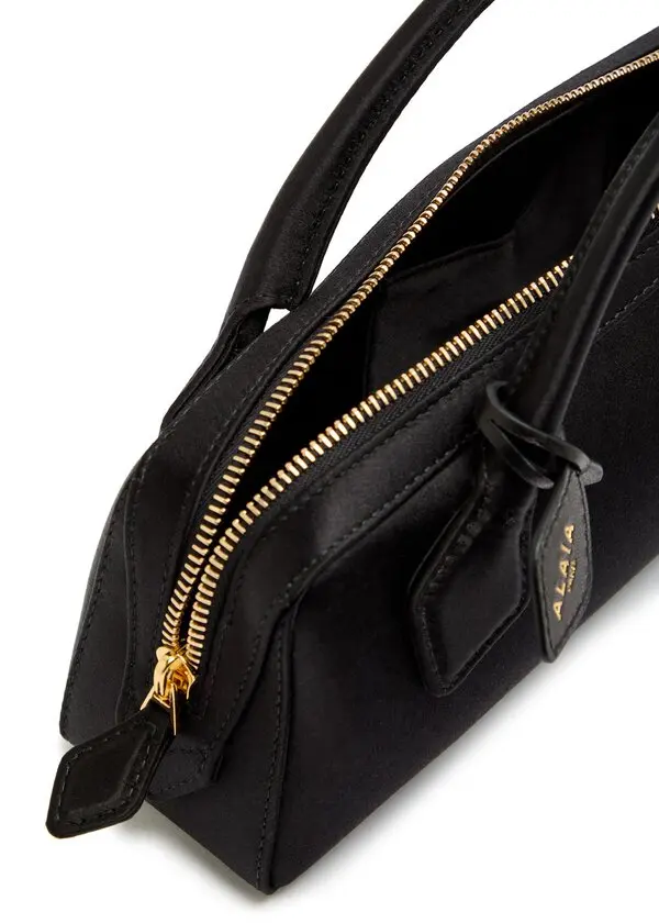 Alaïa Le Teckel Satin Clutch - Black