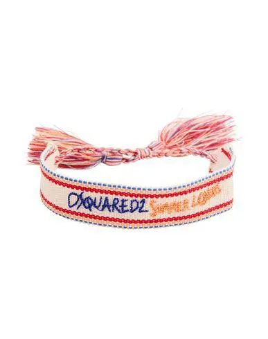 Dsquared2 Woven Logo Bracelet - White