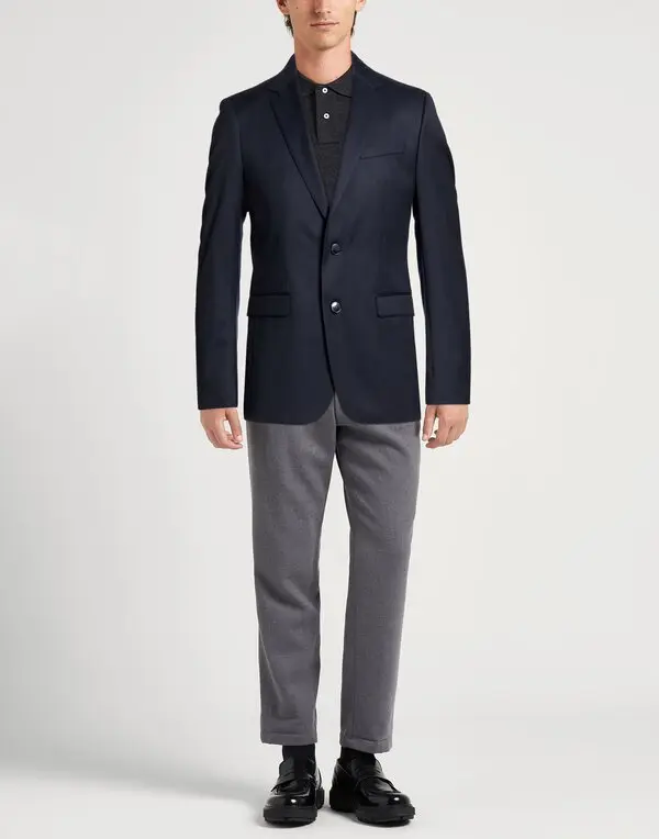 Hugo Blazer Size Virgin Wool - Blue