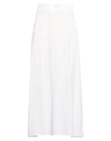 Crossley Maxi Skirt In Cotton And Silk - White