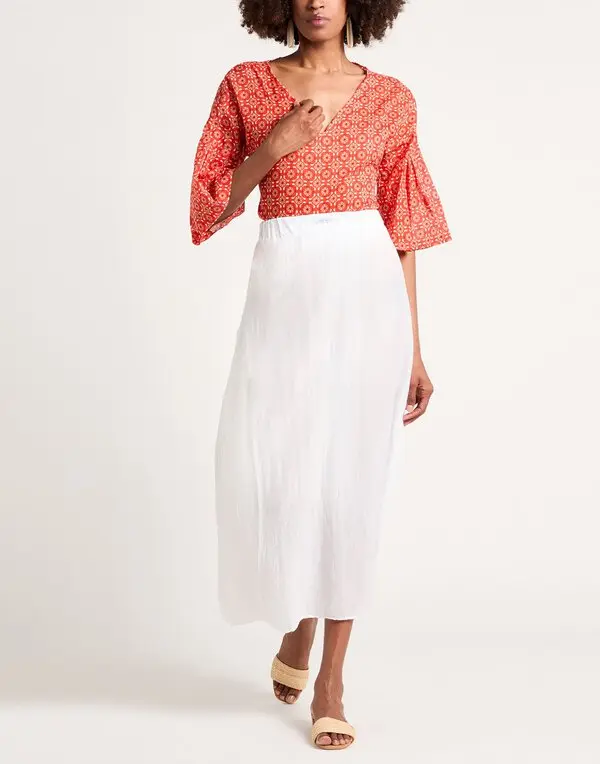 Crossley Maxi Skirt In Cotton And Silk