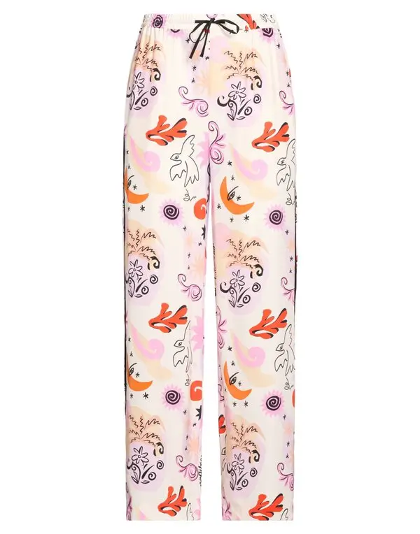 Maje Multicolor Silk Pajama Pants