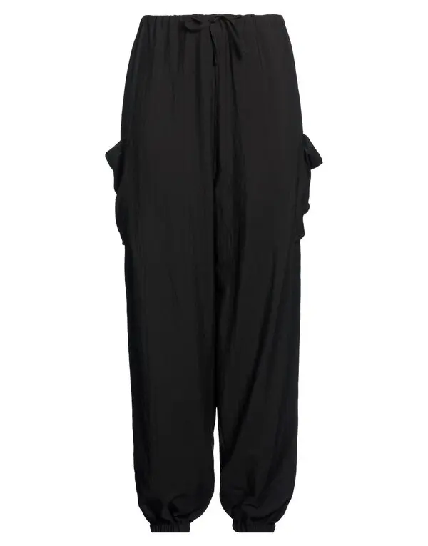 Yohji Yamamoto Wool And Cupro Cargo Pants