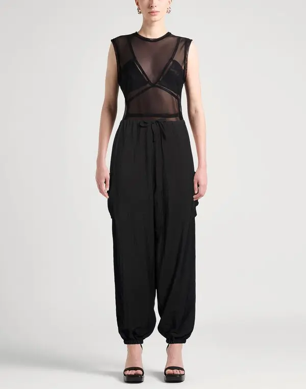 Yohji Yamamoto Wool And Cupro Cargo Pants
