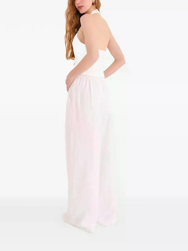 Cara Cara Linen Pleated Palazzo Pants