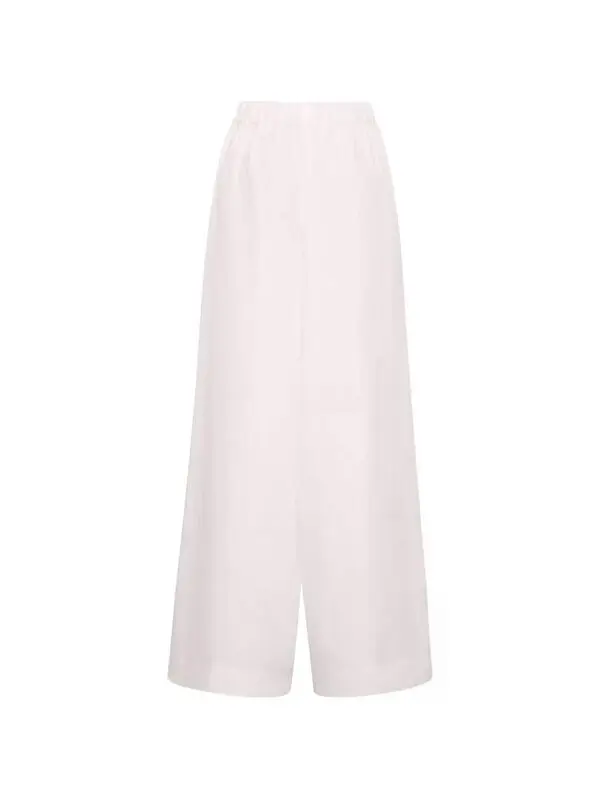 Cara Cara Linen Pleated Palazzo Pants
