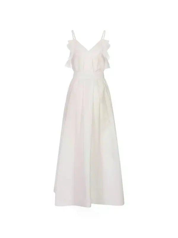 PARAH Ruffled Belted Maxi Dress