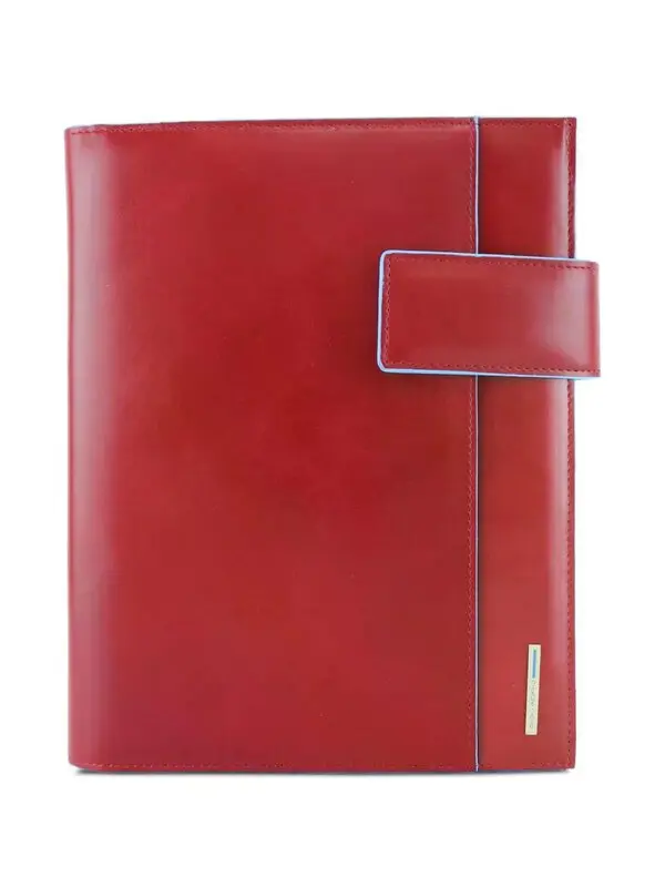 PIQUADRO Leather Daily Planner - Red