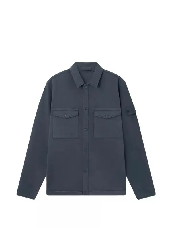 Stone Island Compass-patch Pocket-detail Shirt