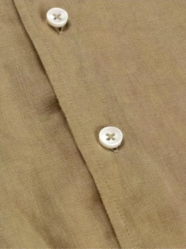 AURELIEN Seaside Popover Linen Shirt