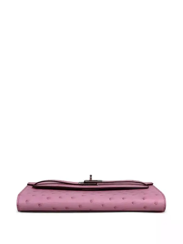 Hermès Kelly To Go Ostrich Leather Wallet