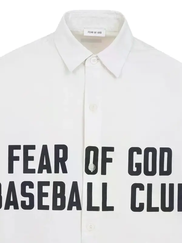 Fear Of God Logo-print Shirt - Neutrals