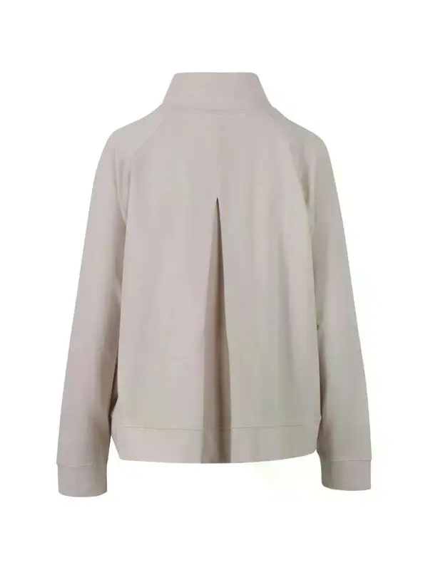 NOUMENO CONCEPT Scarf-detail Pleat Sweatshirt