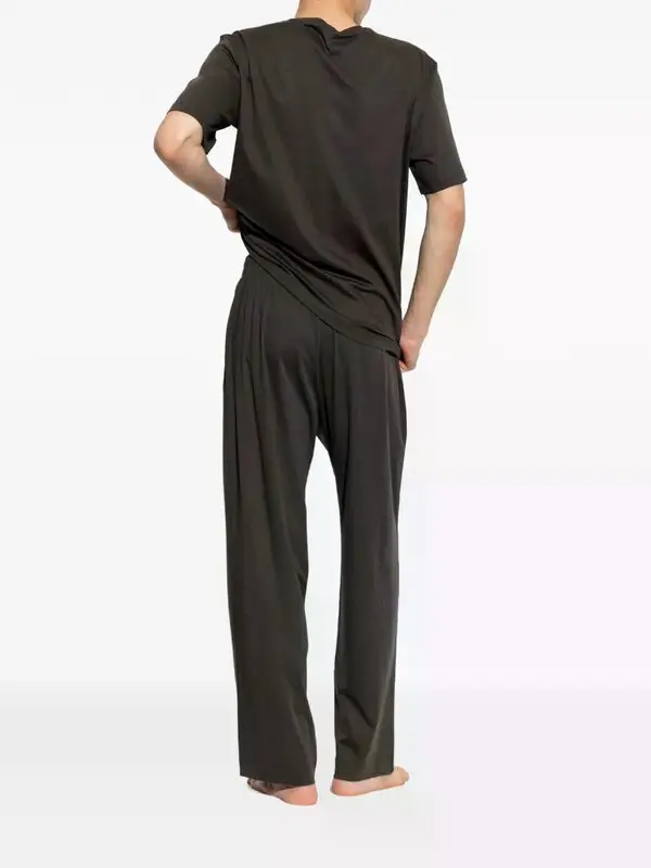 Emporio Armani Logo-embroidered Pajamas