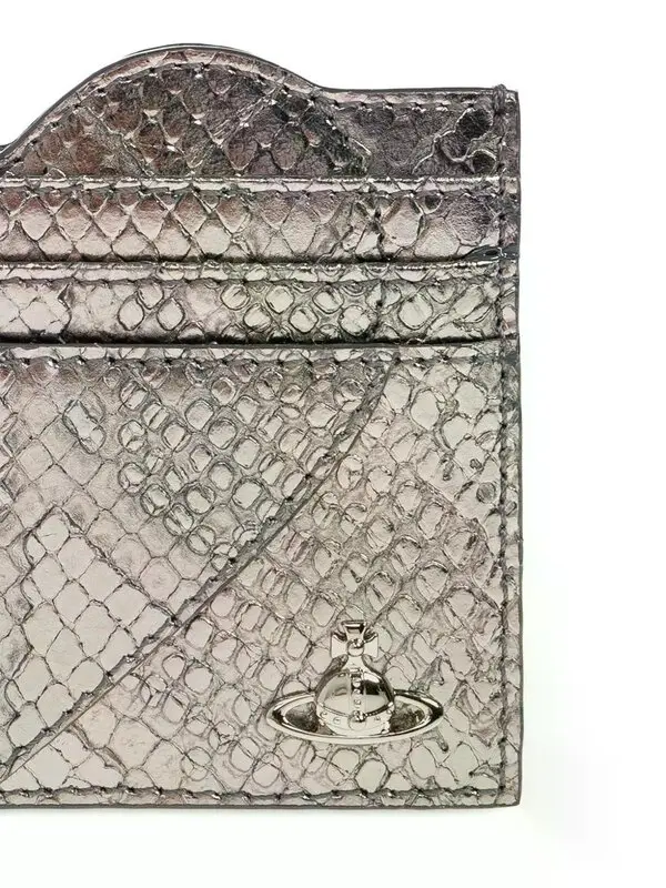 VIVIENNE WESTWOOD Snake-effect Heart-shaped Card Holder