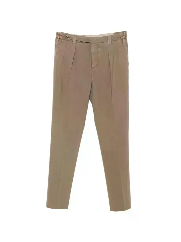MARIANI Pleated Waistband Trousers - Neutrals