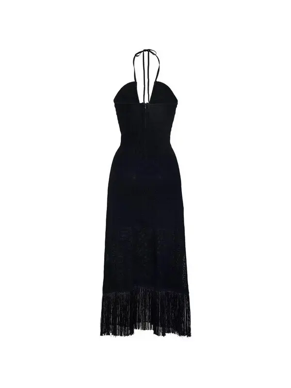 Cara Cara Hawthorne Fringe-trim Midi Dress