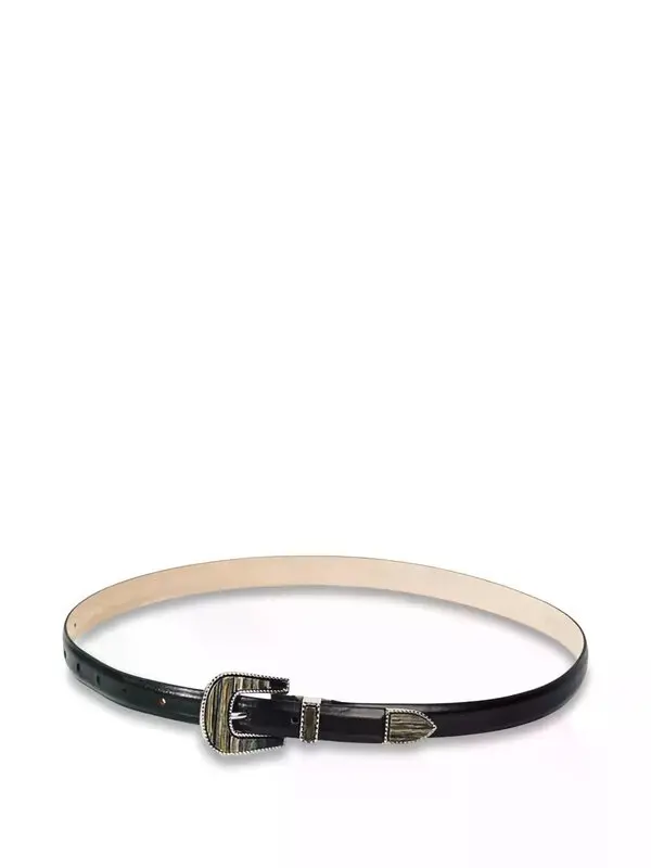 DEHANCHE Travertine Belt - Black