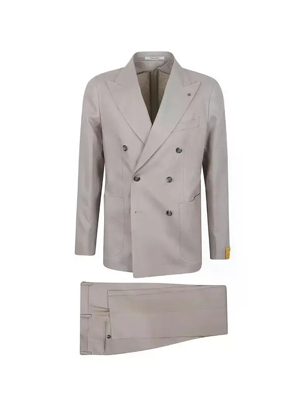 Tagliatore Double-breasted Linen Suit