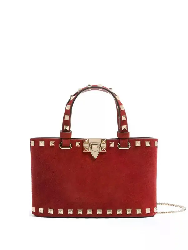 Valentino Garavani Rockstud Mini Shopping Bag - Red