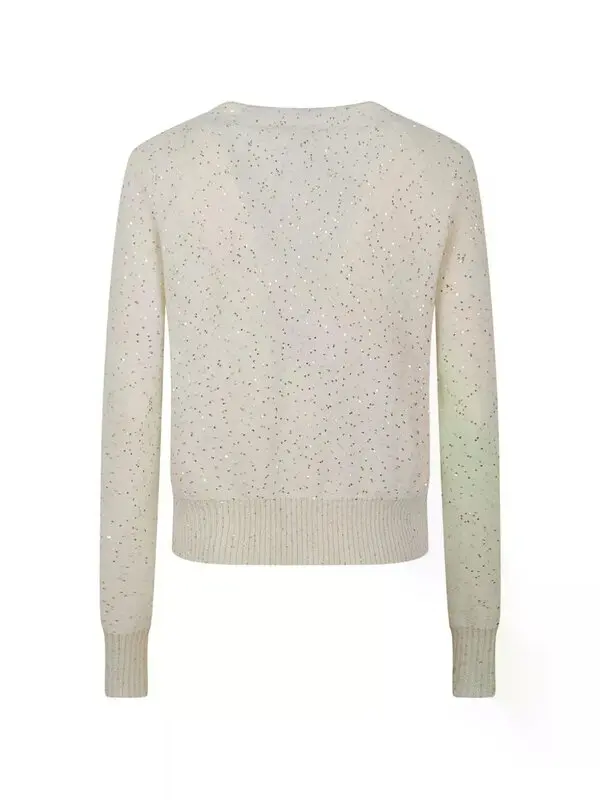 Kiton Sequin-embellished Cashmere Sweater