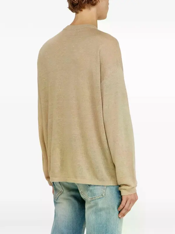 DIESEL® Phoenix Print V-neck Sweater