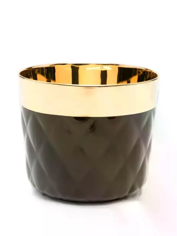 SIEGER BY FÜRSTENBERG Noir Cushion Quilted-effect Tumbler
