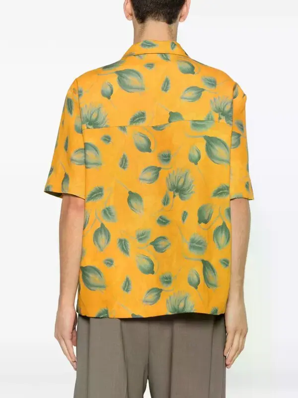 Séfr Dayot Leaf-print Shirt