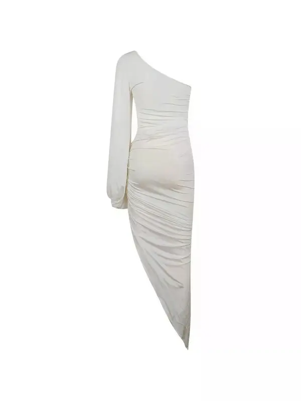 Amen One-shoulder Ruched Maxi Dress