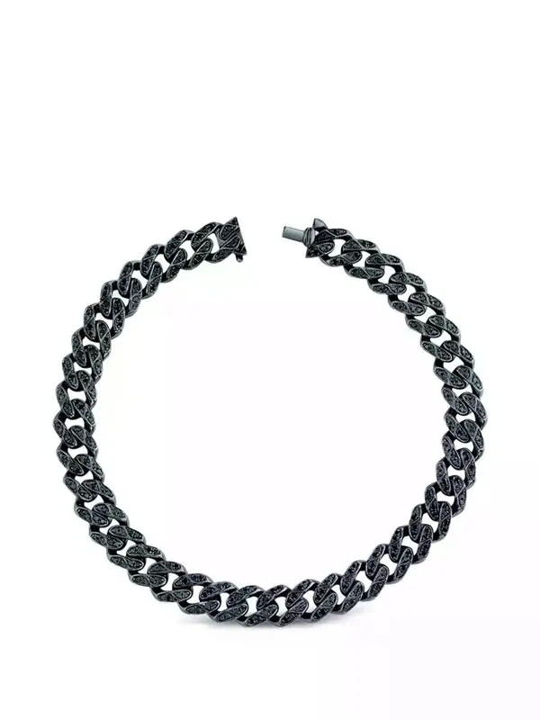 Shay 18k Gold Diamond Link Bracelet - Black