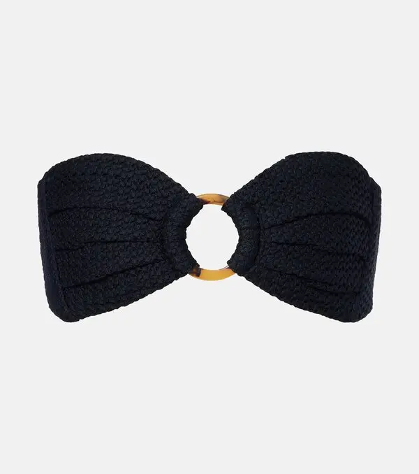 MONTCE Tori Bandeau Bikini Top - Black