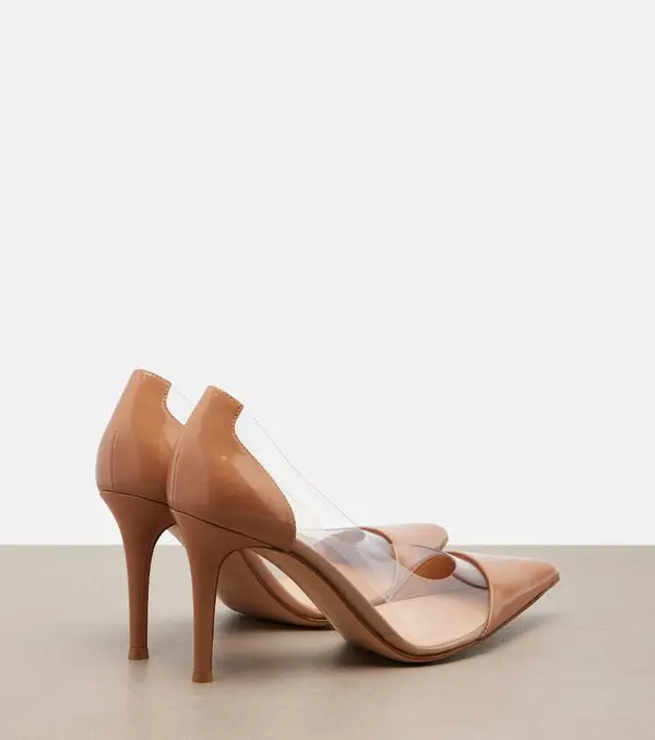 GIANVITO ROSSI Patent Leather And Pvc Pumps