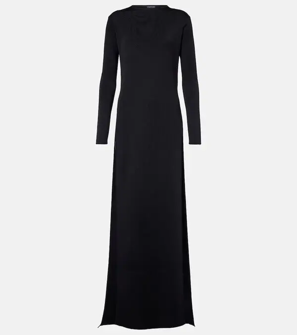 TOM FORD Knitted Gown With Side Slits