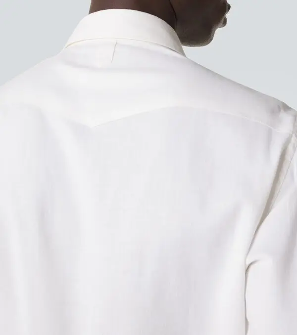 Canali Cotton And Cashmere Shirt