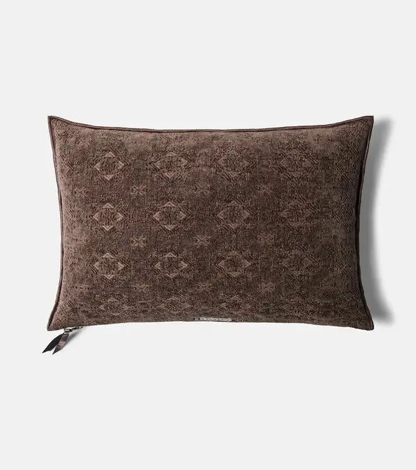 Maison De Vacances Cotton-blend Cushion - Brown
