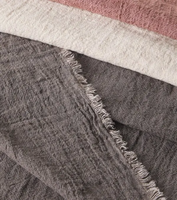 Maison De Vacances Linen Crêpe Throw