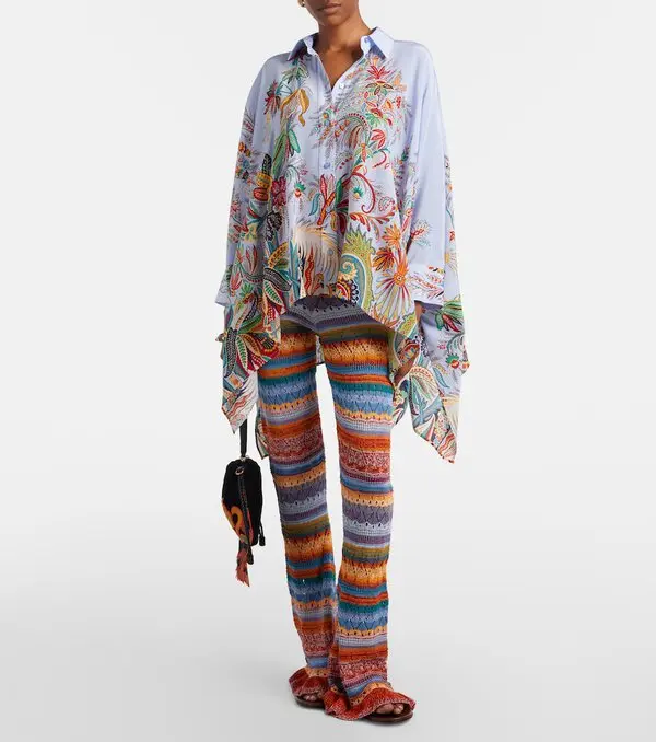 Etro Floral Silk Blouse