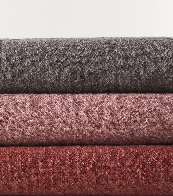 MAISON DE VACANCES Linen Crêpe Throw