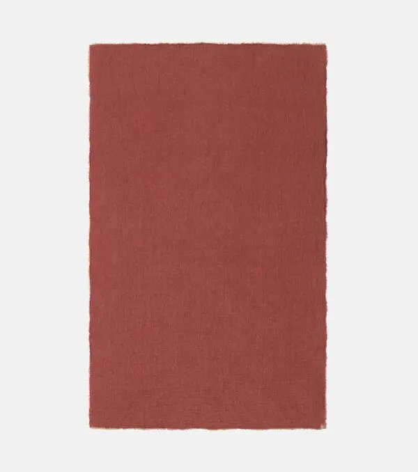 Maison De Vacances Linen Crêpe Throw - Red