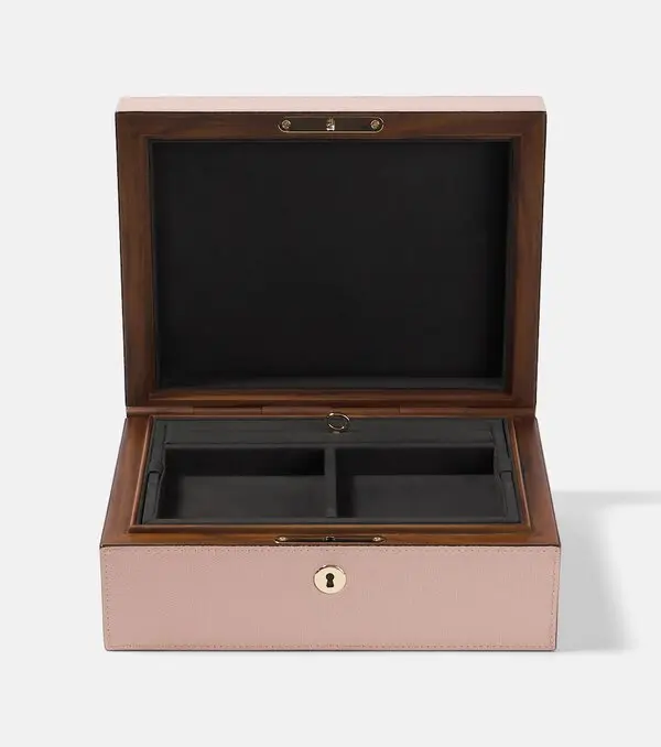 GIOBAGNARA Leather Jewelry Case - Pink